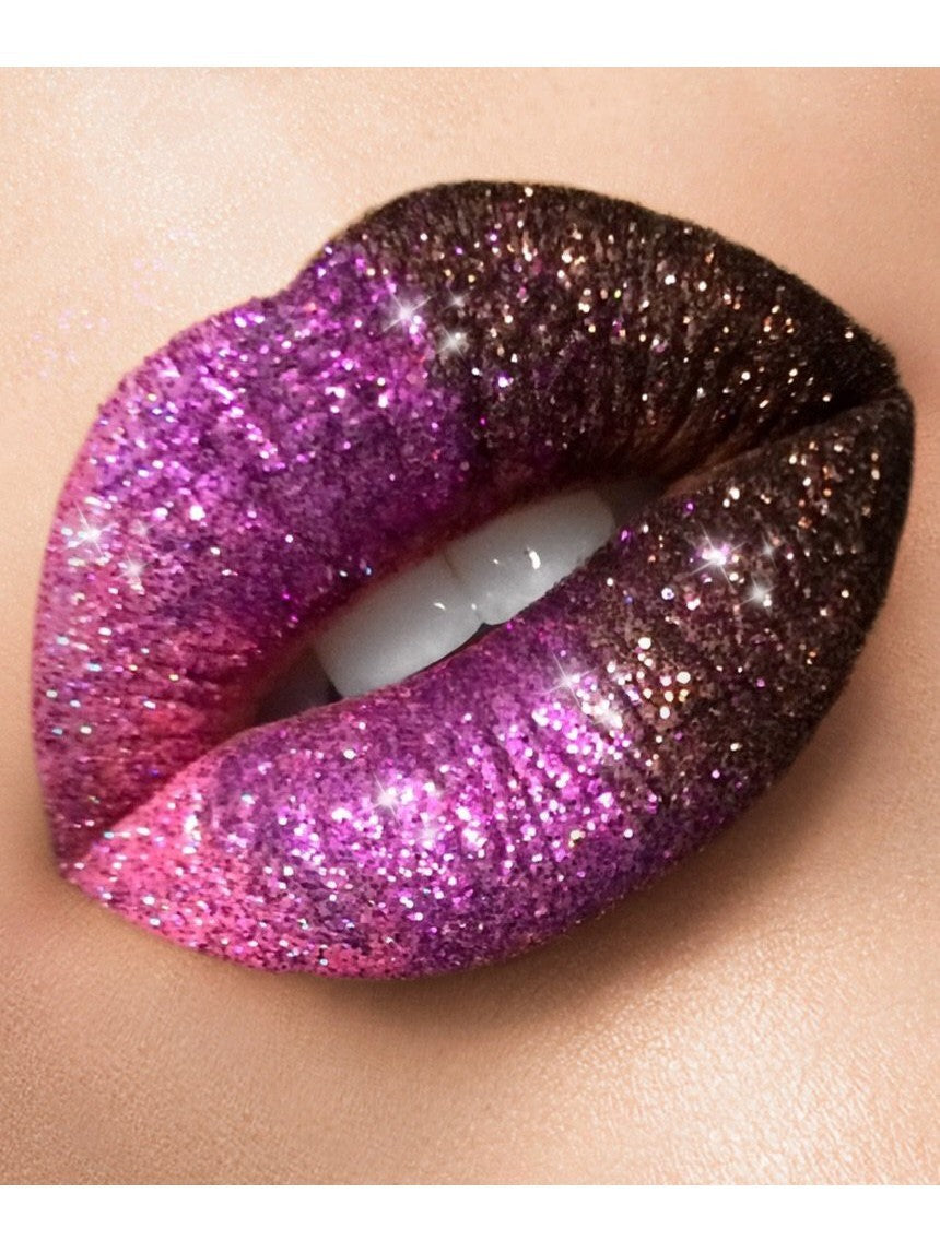 Avant-garde glitter lip collection – Glamorous Chicks Headwraps