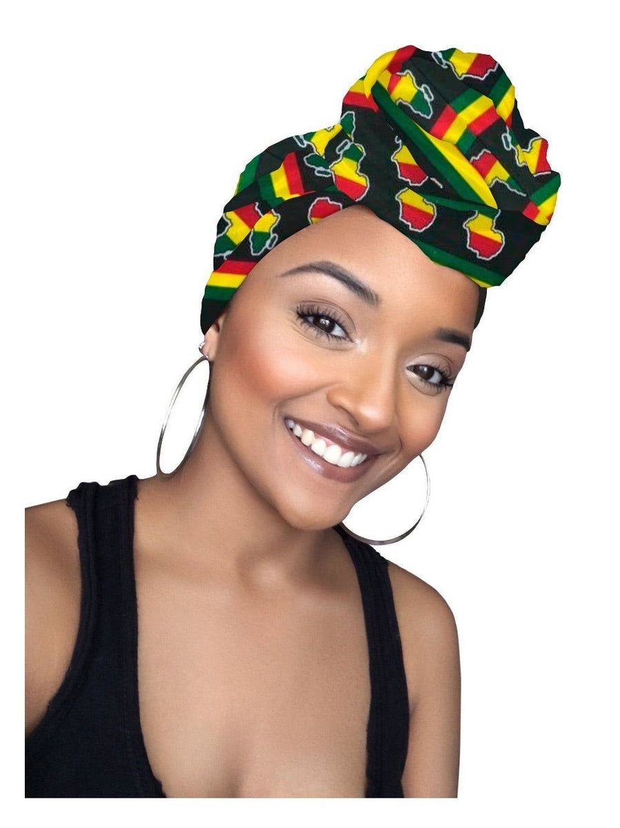 Reggae African Head wrap (Gele) – Glamorous Chicks Headwraps