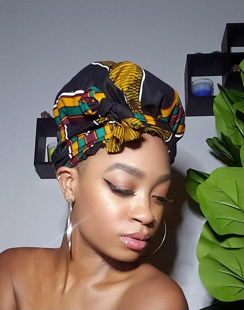 Sheer Royalty Slip On satin lined headwrap – Glamorous Chicks Headwraps